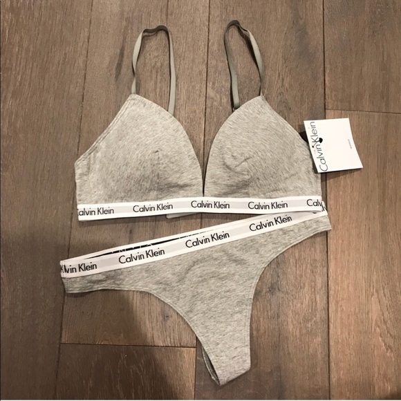 Calvin Klein | Intimates & Sleepwear | Ck Calvin Klein Grey Triangle ...